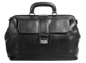 4260543038786 - Reisetasche X-ZONE Gr B H T 38cm x 26cm x 15cm onesize schwarz Leder used Taschen echt Leder