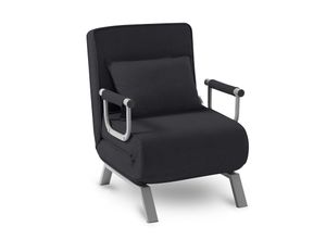 4260595754160 - Makika Schlafsessel Schlafsofa Ted klappbar in Schwarz