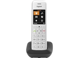 4250366861449 - CE575 - Analoges DECT-Telefon - Kabelloses Mobilteil - Freisprecheinrichtung - 200 Eintragungen - Anrufer-Identifikation - Silber (S30852-H2909-B104)