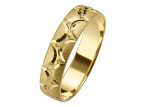 4007972302336 - Trauring FIRETTI Schmuck Geschenk Gold 375 Hochzeit Ehering LIEBE Fingerringe Gr 18 ohne Brillant Gelbgold 585 5 mm goldfarben (gelbgoldfarben) Made in Germany wahlweise mit oder ohne Brillant