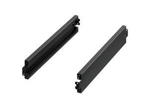 4028177958944 - Sockel-Blende seitlich 100 mm für Sockel-System vx Stahlblech - schwarz - Rittal