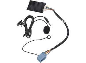 4068201834080 - Bluetooth Adapter kompatibel mit Seat Toledo 1999-2005 Lena Scala Odeon mfd Liceo Autoradio - Inkl Mikrofon Klinkenkabel + Clip - Vhbw