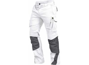 4003457366350 - Bundhose Herren Flex-Line FLEXH24 Gr 106 weiß grau - weiß grau - Leibwächter