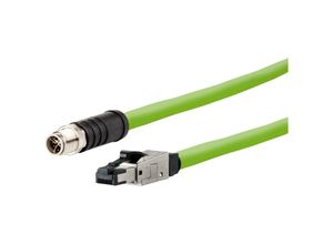 4250184198291 - Connect 142M6X18050 M12 Netzwerkkabel Patchkabel CAT 6a SF UTP 500 m Grün PUR-Mantel Säurebeständig Ozonbeständig UV-Beständig Schleppkettenfähig