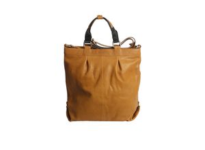7640149821727 - Umhängetasche Cedel 1 Kinder Gr B H T 33cm x 36cm x 12cm onesize gelb Leder Taschen aus LWG zertifiziertem Leder