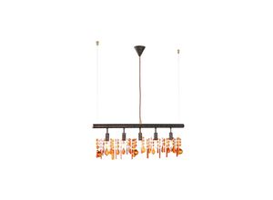 4003474318585 - Hänge Leuchte Kristall Decken Lampe Bernstein Pendel Ess Zimmer Beleuchtung 732005056000