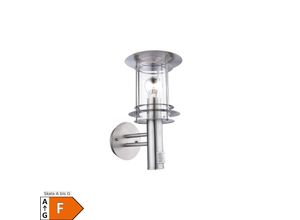 4059157020528 - Etc-shop - Wandleuchte Edelstahl Bewegungsmelder Außenleuchte Wand Laterne Wandlampe Fassadenleuchte mit Bewegungsmelder 1x led 9W 810Lm warmweiß h