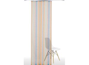 4016318304019 - Schiebegardine Gardinen Gr 245 cm Klettband 60 cm bunt Schiebegardinen transparent Gardine HxB 245x60