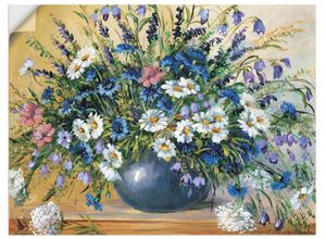 4062144380840 - Wandbild ARTLAND Vase mit Kornblumen Bilder Gr B H 80 cm x 60 cm Wandaufkleber - Vinyl Blumen Querformat 1 St weiß Bild Poster Bilder als Leinwandbild Wandaufkleber oder in versch Größen 4062144380840 - Wandbild ARTLAND Vase mit Kornblumen Bilder Gr B H 80 cm x 60 cm Wandaufkleber - Vinyl Blumen Querformat 1 St weiß Bild Poster Bilder als Leinwandbild Wandaufkleber oder in versch Größen