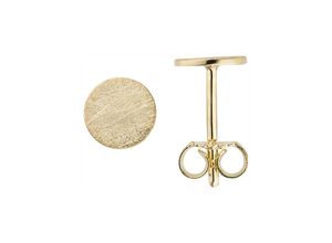 4061861155632 - Paar Ohrstecker JOBO Ohrringe Gr Gelbgold 333 goldfarben (gelbgold 333) Damen Ohrstecker 333 Gold eismatt 59 mm