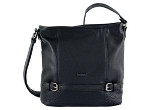 4251234439531 - Hobo TOM TAILOR JUNA Damen Gr B H T 28cm x 10cm schwarz Polyurethan (PU) Taschen in schlichter Optik