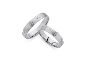 4068351007617 - Trauring PHÖNIX Schmuck Geschenk Silber 925 Ehering LIEBE 930788 930789 Fingerringe Gr 49 ohne Brillant Silber 925 (Sterlingsilber) 4 mm silberfarben Trauringe Made in Germany - wahlweise mit oder ohne Brillant