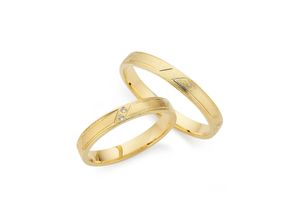 4068351003404 - Trauring PHÖNIX Schmuck Geschenk Gold 333 Ehering LIEBE 930790 930791 Fingerringe Gr 49 001 ct SI = kleine Einschlüsse mit Brillanten Gelbgold 333 3 mm gelb (gelbgoldfarben) Trauringe Made in Germany - wahlweise mit oder ohne Brillanten