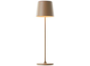 4004353428227 - Lampe Kaami led Außentischleuchte 37cm cappuccino matt Metall Bambus gold 2 w led integriert - gold - Brilliant