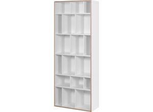 5603449322877 - Regal TEMAHOME Group weiß Regale B H T 72cm x 188cm x 32cm 18 St offene Fächer Büroregal Standregal mit einer Multiplexkante in unterschiedlichen Größen erhältlich B72cm H188cm T32cm