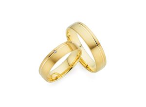 4260632099032 - Trauring PHÖNIX Schmuck Geschenk Gold 333 Ehering LIEBE versch Varianten Fingerringe Gr 62 001 ct SI = kleine Einschlüsse mit Brillant Gelbgold 333 50 mm gelb (gelbgoldfarben) Trauringe Made in Germany wahlweise mit oder ohne Brillant