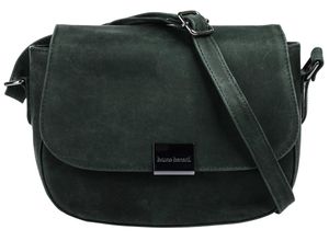 4260664847304 - Umhängetasche BRUNO BANANI Damen Gr B H T 21cm x 16cm x 6cm onesize grün Leder unifarben Taschen echt Leder