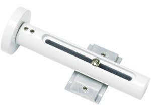4003018196648 - Gardinenstangenhalter Wandträger 3-läufig Gardinenstangenhalterungen Gr Länge 19 cm weiß Gardinenstangenhalter Gardinenstangenhalterungen Serie Flächenvorhang-Technik Atlanta 3-läufig