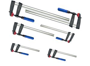 4060873179247 - Vago-Tools 6 tlg Set Schraubzwingen 150x50 200x50 250x50 mm je 2 Stück