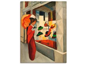 4055327891349 - Wandbild ARTLAND Hutladen Bilder Gr B H 30 cm x 40 cm Leinwandbild Mode Hochformat 1 St bunt Bild Poster Bilder als Leinwandbild Wandaufkleber oder in versch Größen