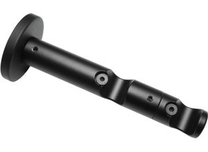 5050685113385 - Kombiträger Memphis Gardinenstangenhalterungen schwarz Gardinenstangenhalter Serie Einzelprogramm Memphis Ø 16 mm