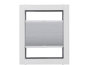 4001442956982 - Wabenplissee Budget Wabe Verdunklung Plissees Gr 117 cm zweiseitig verschiebbar 117 cm weiß (weiß weiß) Kinder Kinderzimmer-Plissees Klemmfix glatt