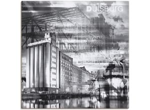 4055327310123 - Wandbild ARTLAND Duisburg Skyline Collage III Bilder Gr B H 70 cm x 70 cm Leinwandbild Deutschland 1 St bunt Bild Kunstdruck Kunstdrucke Bilder als Leinwandbild Wandaufkleber oder Poster in versch Größen
