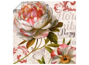 4055327731331 - Wandbild ARTLAND Frühlingsgespür III Bilder Gr B H 50 cm x 50 cm Poster Blumen quadratisch 1 St pink Bild Poster Bilder als Leinwandbild Wandaufkleber oder in versch Größen