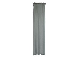 4043343670437 - Vorhang Faria Gr 1 grau (anthrazit) Gardinen 245cm verdeckte Schlaufen 140cm Polyester Fertigschal Faria B140cm H245cm