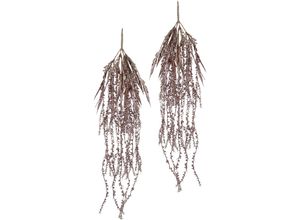 4019844792282 - Kunstblume IGEA Perlenschnur Kunstpflanzen Gr B H L 12 cm x 65 cm x 7 cm 2 St rosa Weitere Weihnachtsdeko Busch Künstliche Hängepflanze 2er Set