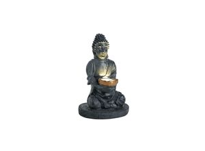 9007371180172 - - Buddha Dekoleuchte für den Garten - led Solarbeleuchtung aus Kunststoff