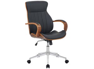 4251756419363 - Bürostuhl Melilla Kunstleder I Ergonomischer Stuhl I Komfortables Sitzen I 360 Drehfunktion Wippfunktion I Für Arbeit Und Home-Office