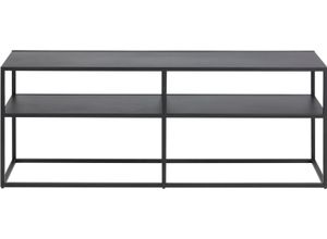 5713941043498 - Konsolentisch ACTONA GROUP Vilho schwarz B120cm H46cm T30cm Tische aus schönem schwarzen Metall Breite 120 cm