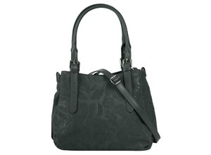 4260543060596 - Henkeltasche SAMANTHA LOOK Damen Gr B H T 29cm x 25cm x 18cm onesize grün (dunkelgrün) Leder unifarben Taschen echt Leder Made in Italy