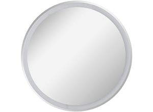 4008033845649 - Badspiegel FACKELMANN Mirrors silber (silberfarben) Spiegel B H T 60cm x 60cm x 2cm Badspiegel Wandspiegel LED B60cm H60cm T2cm