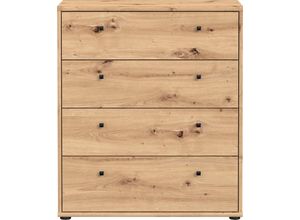 5904767826567 - Kommode Tempra braun (artisan eiche) B737cm H855cm T348cm Dekorfolie FSC-zertifizierter Holzwerkstoff Sideboards Breite 737 cm
