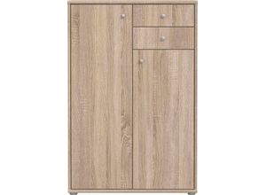5904767899233 - Kommode Tempra braun (sonoma eiche) B737cm H1111cm T348cm Dekorfolie FSC-zertifizierter Holzwerkstoff Sideboards Breite 737 cm