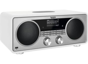 4019588139879 - TECHNISAT Internet-Radio DIGITRADIO 602 Radios Stereoanlage CD-Player weiß (weiß silber) Internetradios