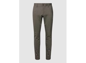 5715308661239 - Tapered Fit Stoffhose mit Fischgratmuster