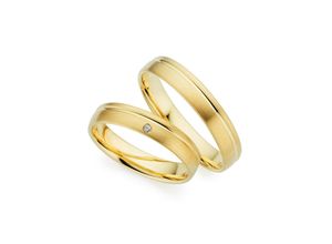 4045228967694 - Trauring PHÖNIX Schmuck Geschenk Gold 333 Ehering LIEBE versch Varianten Fingerringe Gr 49 001 ct SI = kleine Einschlüsse mit Brillant Gelbgold 333 40 mm gelb (gelbgoldfarben) Trauringe Goldring mit oder ohne Brillant - Made in Germany