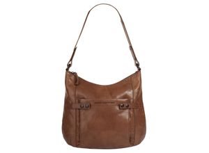 8718749076928 - Umhängetasche SPIKES & SPARROW Damen Gr B H T 31cm x 27cm x 8cm onesize braun (cognac) Leder leicht glänzend unifarben Taschen echt Leder