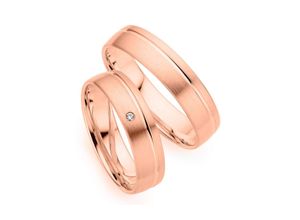 4045228969766 - Trauring PHÖNIX Schmuck Geschenk Gold 333 Ehering LIEBE versch Varianten Fingerringe Gr 49 001 ct SI = kleine Einschlüsse mit Brillant Roségold 333 50 mm rosegold (roségoldfarben) Trauringe Goldring mit oder ohne Brillant - Made in Germany