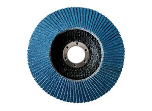 4060873215082 - Vago-Tools 5x Fächerschleifscheiben 115mm flach Körnung 80 Blau Lamellenscheiben