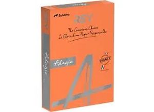 3368220089678 - Rey Adagio DIN A4 Farbiges Papier Orange 160 g m2 250 Blatt