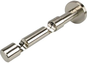 4016318015731 - Gardinenstangenhalter Doppelträger Schraubkappenträger 2-läufig France - 1 Stück Gardinenstangenhalterungen Gr Länge 175 cm silberfarben (edelstahlfarben) Gardinenstangenhalter Gardinenstangenhalterungen Halter Träger für Stangen Rohre 20 mm