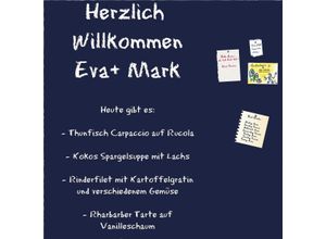 4049009086048 - Memoboard QUEENCE Schwarz Tafeln blau Deko 5050 cm 4049009086048 - Memoboard QUEENCE Schwarz Tafeln blau Deko 5050 cm