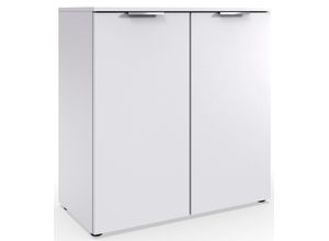 4065979030584 - Kommode WIMEX Level by fresh to go weiß B81 H84 T41 Spanplatte Sideboards 2-türig mit soft-close Funktion 81cm breit 84cm hoch