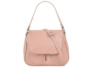 4260543059835 - Umhängetasche SAMANTHA LOOK Damen Gr B H T 27cm x 17cm x 9cm onesize rosa Leder leicht glänzend unifarben Taschen echt Leder Made in Italy