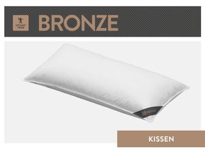 4033829470378 - 3-Kammer-Kopfkissen SPESSARTTRAUM Bronze Kopfkissen Gr B L 40 cm x 80 cm Baumwolle 1 St weiß Weitere Kopfkissen hergestellt in Deutschland allergikerfreundlich