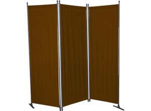 4021093046917 - Paravent ANGERER FREIZEITMÖBEL Stellwände Gr B H 170 cm x 165 cm braun (mocca) Paravents Stellwände (BH) ca 170x165 cm